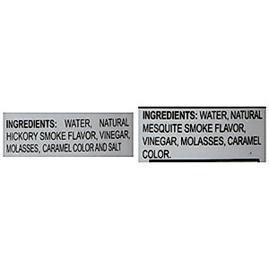 Bundle - 2 Items: Colgin Gourmet Liquid Smoke - Natural Mesquite and Natural Hickory Flavors (4 oz each)