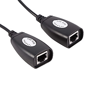 USB to RJ45 Adapter,USB 2.0 to RJ45 Ethernet Extension Extender Network Adapter Cable Wired LAN Ideal for Use with USB Cameras, Printers, Web Cameras, Keyboard, Extensions