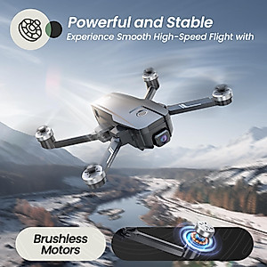 [74-Min Flight Time] Holy Stone HS720E 4K EIS Drone with 3 Batteries