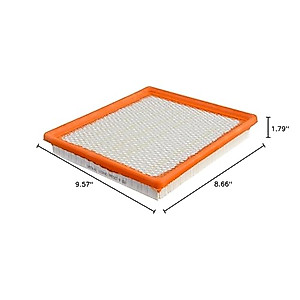 FRAM Extra Guard CA9054 Replacement Engine Air Filter for Select Chrysler, Dodge, and Volkswagen Models, Provides Up to 12 Months or 12,000 Miles Filter Protection
