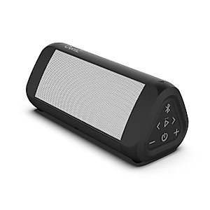 OontZ Ultra Bluetooth Speaker, Portable Wireless Speaker, 14 Watts, Up To 100 Ft Bluetooth Range, IPX7 Waterproof Speaker (Black with White Grille)