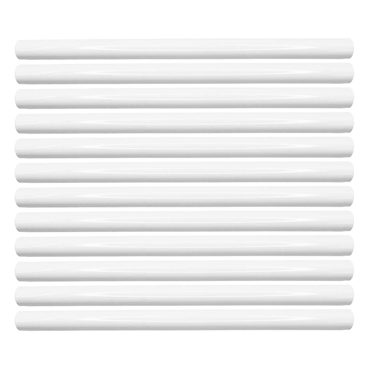 Questech Decor Soho Bullnose Tile Liner, 3/4 x 12 Inch Decorative Tile Edge Trim, Decorative Shower Tile Border, Kitchen Backsplash Tile Trim, Bright White Polished, 12 Pack
