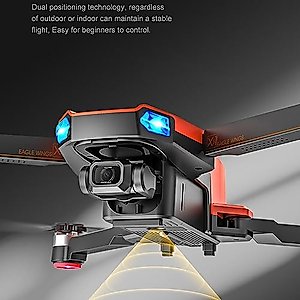 RKSTD Foldable FPV RC Drone With 6K WiFi Camera, Suitable For Adults, Beginners And Children; Voice Gesture Control RC Quadcopter, With GPS Positioning, 5G Image Transmission
