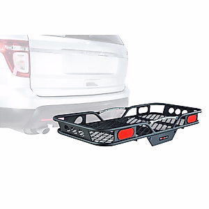 ROLA 59502 Vortex Steel Cargo Carrier, Hitch-Mount, High-Capacity Basket (2-Inch Receivers)