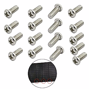 Chuancheng 17Pcs Steel Bolts for Xiaomi M365 Electric Scooter Bottom Board Screws 3x8mm
