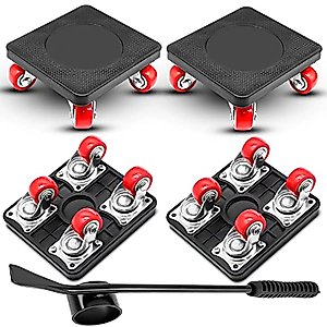 Furniture Movers Dolly, Furniture Lifters for Heavy Furniture, Furniture Dolly 4 Wheels 360° Rotation Wheels Furniture Movers,800 LB Load Capacity.Elderly and Ladies Can Also Use It Easily…