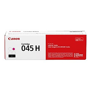 Canon Genuine Toner, Cartridge 045 Magenta, High Capacity (1244C001), 1 Pack Color imageCLASS MF634Cdw, MF632Cdw, LBP612Cdw Laser Printer