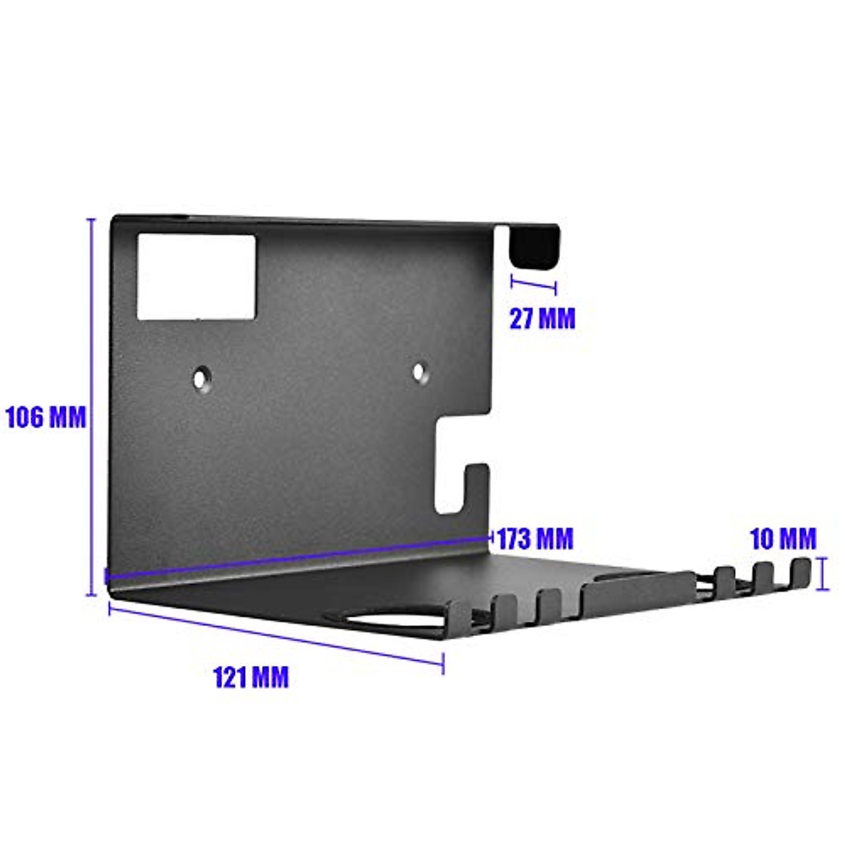 SALUTUY Switch Holder, Switch Brackcet 6.8 X 4.8 X 4.2inch Fixes Tightly Maximize Your Workspace,for Game Host