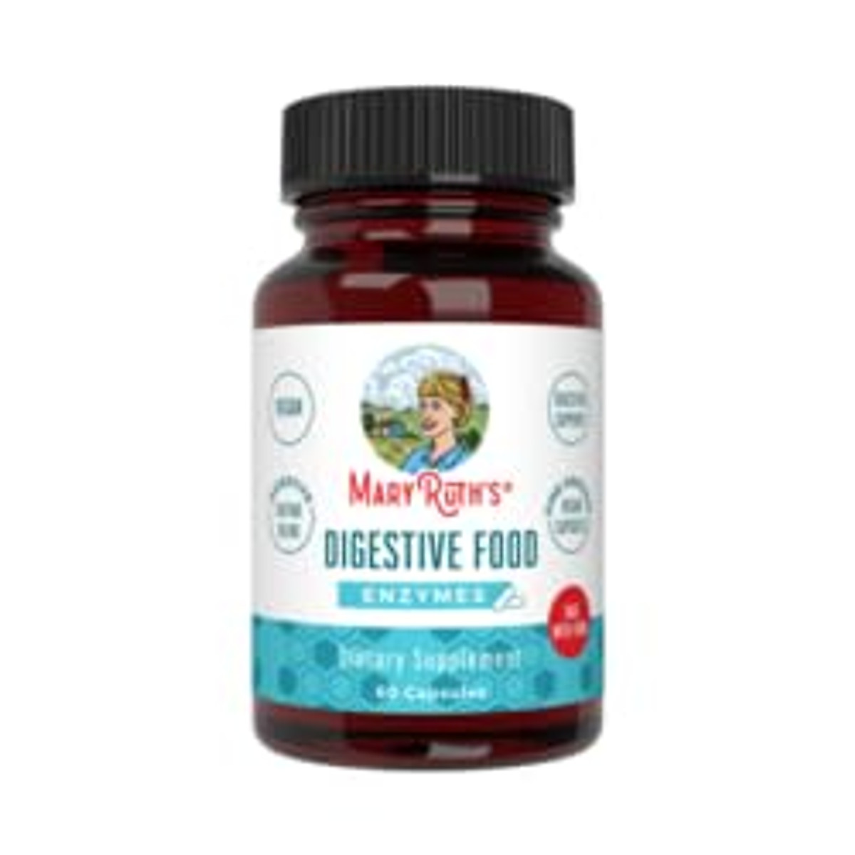 Digestive Enzymes Capsules | Up to 2 Month Supply | Enzyme Supplement for Gut Health Support | Digestion & Immune Support with Amylase | Lipase & Lactase | Vegan | Gluten Free | 60 Count