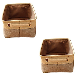 Cabilock 2pcs storage containers storage crate storage bins for clothes containers for clothes stitching