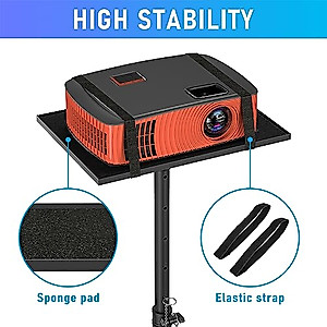 Facilife Projector Stand ,Laptop Floor Stand Adjustable Height 36.3 to 44.3 Inches, Projector Stand Adustable, Laptop Stand, Floor Stand for Home, Office (Only 1 Stand)