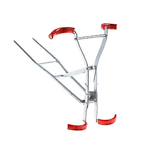 Vertical Fishing Rod Holder Foldable Adjustable Fishing Rod Rack Double Pole Bracket Fishing Rod Stand Holder Sea Fishing Tackle Accessory Tool Wall Mounted Fishing Rod Rack