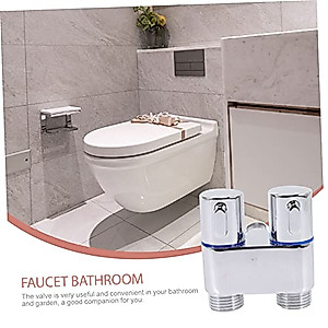 ORFOFE Toilet Sprayer Valve Bathroom Sprayer Faucet Off Outdoor Bathroom Sprayer Valve Gardening Sprayer Faucet Basin Faucet Bidet Sprayer Valve Faucet for Sprayer Water Copper