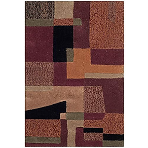 SAFAVIEH Rodeo Drive Collection Accent Rug - 2'6" x 4'6", Multi, Handmade Mid-Century Modern Abstract Wool, Ideal for High Traffic Areas in Entryway, Living Room, Bedroom (RD868A)