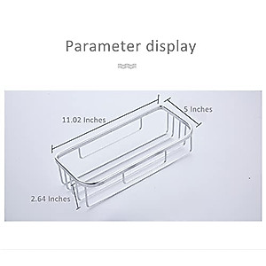 Xillioo Shower caddy basket bathroom organizer adhesive shower hanger corner caddy suction cup shelf Adhesive shower storage shelves rack bathtub organizer for tile walls shower corner shelf SNH01-LH