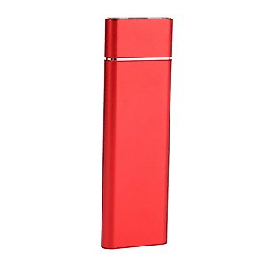 SSD Enclosure, NVME SSD Enclosure High Heat Dissipation High Speed Transfer Dual Protocol Plug and Play for 2230mm (Red)