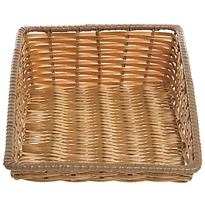 HUBERT Natural Tapered Produce Basket - 11 1/2"L x 18"D x 1 1/2" to 5"H