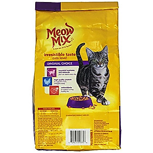 Meow Mix Original Dry Cat Food, 3.15 Lb (Pack Of 3)
