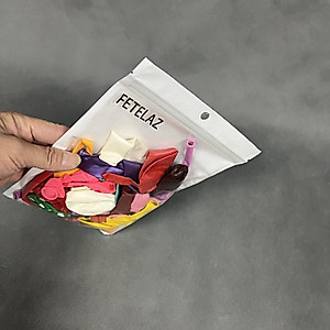 FETELAZ balloons , 12 Inches Premium Assorted Colorful Balloons, Bulk Pack of Strong Latex Balloons for Birthday, Party, Christmas, Wedding, Anniversary and Vacation