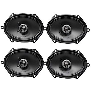 MB Quart (4) FKB168 6x8 200 Watt Car Stereo Coaxial Speakers