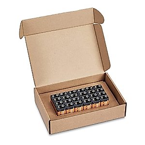 Amazon Basics 24 Units Pack 9 Volt Performance All-Purpose Alkaline Batteries, 5-Year Shelf Life, Easy to Open Value Package