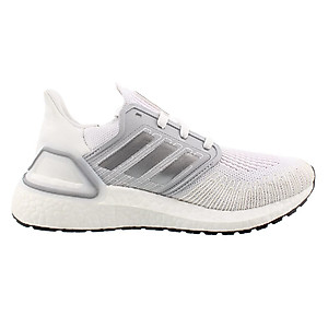 adidas Running Ultraboost 20 DNA White/Silver Metallic/Fresh Candy 9 B (M)