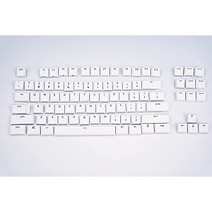 wj forG915 Full Set of 109/87 Keycaps Replacement G915/G913/G815/G813 TKL RGB Gaming Mechanical Keyboard (87 Keys White G915)