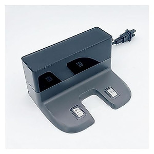 WEddle Charge Dock CH1833 Sweeping Robotic Vacuum Cleaner Spare Parts。Compatible for Deebot OZMO T8 AIVI T8+ T9+ N8+ N8 Pro (Color : Dock add AU Adapter)