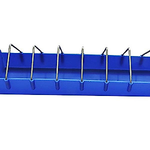 POPETPOP Chicken Feeder Trough - Plastic Poultry Feeder Rack Bird Food Dispenser Storage Trough Container Pigeon Supplies Pigeon Feeder