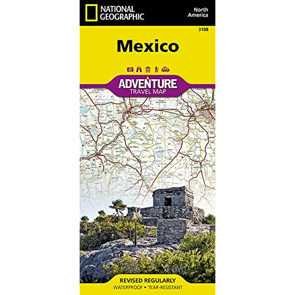 Mexico Map (National Geographic Adventure Map, 3108)
