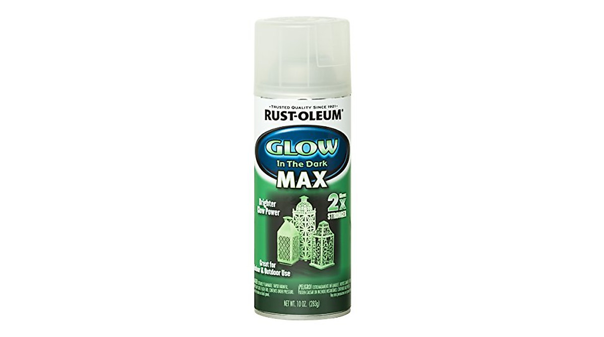 Rust-Oleum Glow in The Dark MAX Spray Paint - Bright, Quick-Drying ...