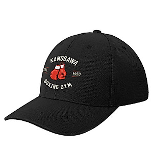 28 Anime Hajime No Ippo Kbg Design Logo Cap Embroidery Dad Cotton Hat Adjustable Baseball Caps for Men Black