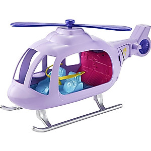Polly Pocket Playset, Vacation Helicopter with 3-inch Lila Doll & 10+ Accessories, Travel Toy