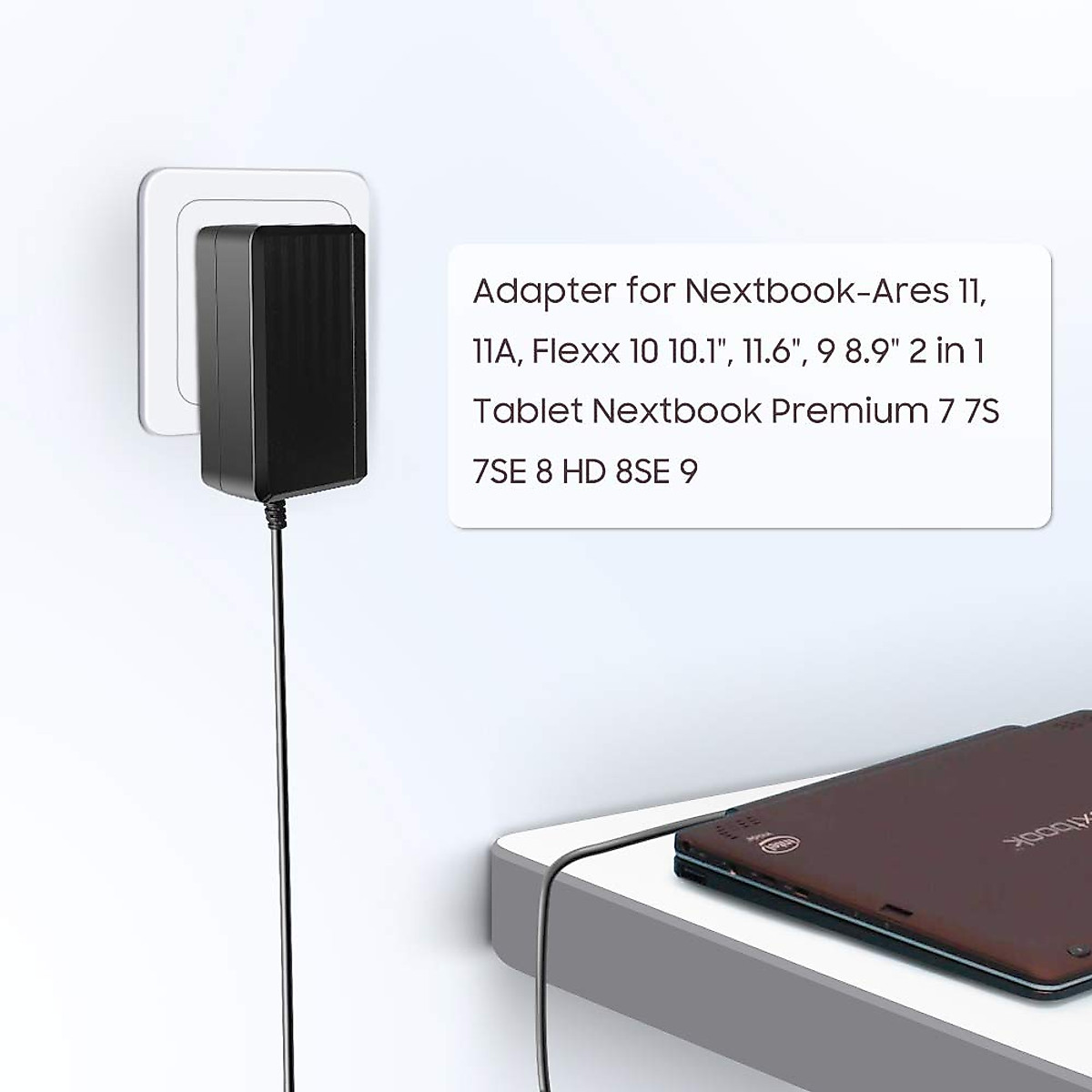 KFD 5V AC Adapter for Nextbook Ares 11 11A Flexx 10 9,Fusion 5 T90B T60 T50,Sony SRS-XB33 SRS-XB43 SRS-XG300 SRS-XE300 SRS-XB30 XB41 LG Bose JBL Speaker Pioneer DDJ-SX3 Mixer Noco GB40 GB50 Power Cord