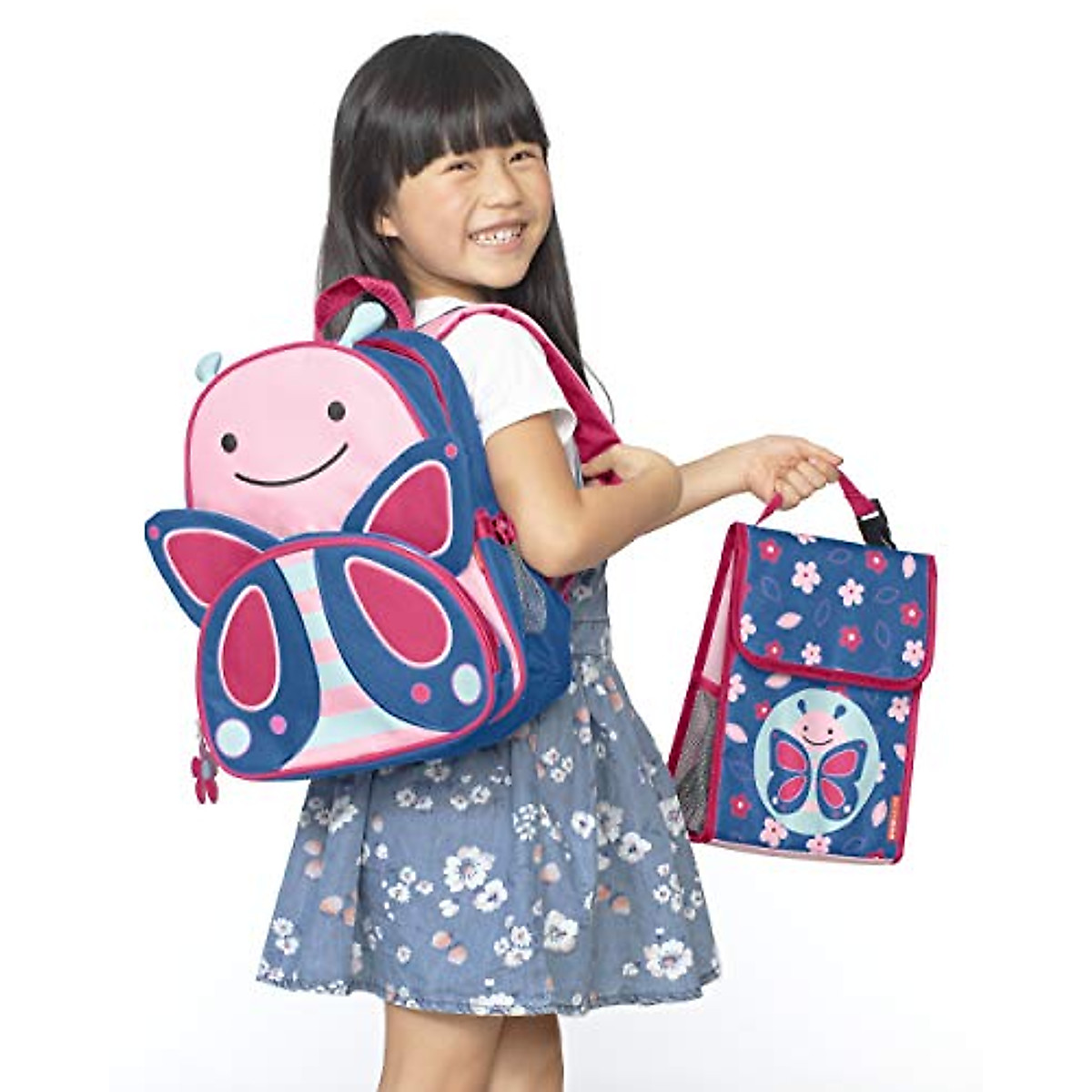 Skip Hop Toddler Lunch Box, Zoo Lunch Bag, Butterfly