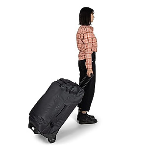 Osprey Transporter 90L Wheeled Travel Duffel Bag, Black, One Size