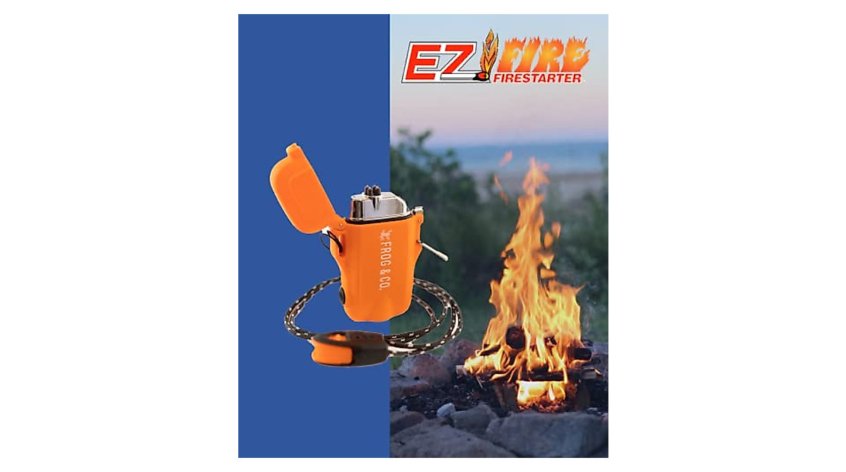 EZ FIRE Firestarter & Tesla Lighter: Waterproof, Windproof & Reusable