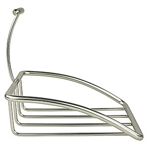 Spectrum Diversified Euro Holder, Flat Standing Weight Arm Modern Kitchen Organization Stand & Paper Cocktail Napkins Dispenser, Satin Nickel