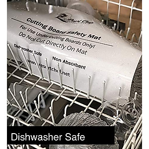Resort Chef International Non-Slip Safety Mat for Under Kitchen Cutting Boards - Hygienic Non-Absorbent and Dishwasher Safe