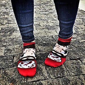 Everything Legwear The Walking Dead Lowcut Socks (8 Pair) - Daryl Dixon, Rick Grimes, King Ezekiel, Walker, Negan, Lucille - One Size Fits Most