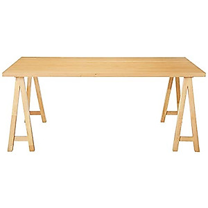 Christopher Knight Home Sabine Farmhouse Wood Dining Table, Natural Oak Finish