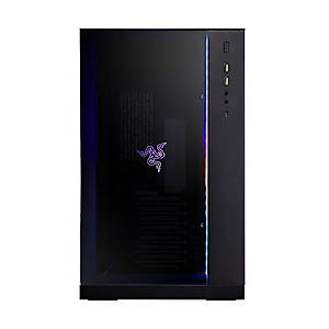 LIAN LI PC-O11 Dynamic Razer Edition Black Tempered glass ATX Mid Tower Gaming Computer Case - PC-O11D Razer