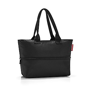 reisenthel shopper e1 black - Large capacity bag made of durable and strong polyester fabric