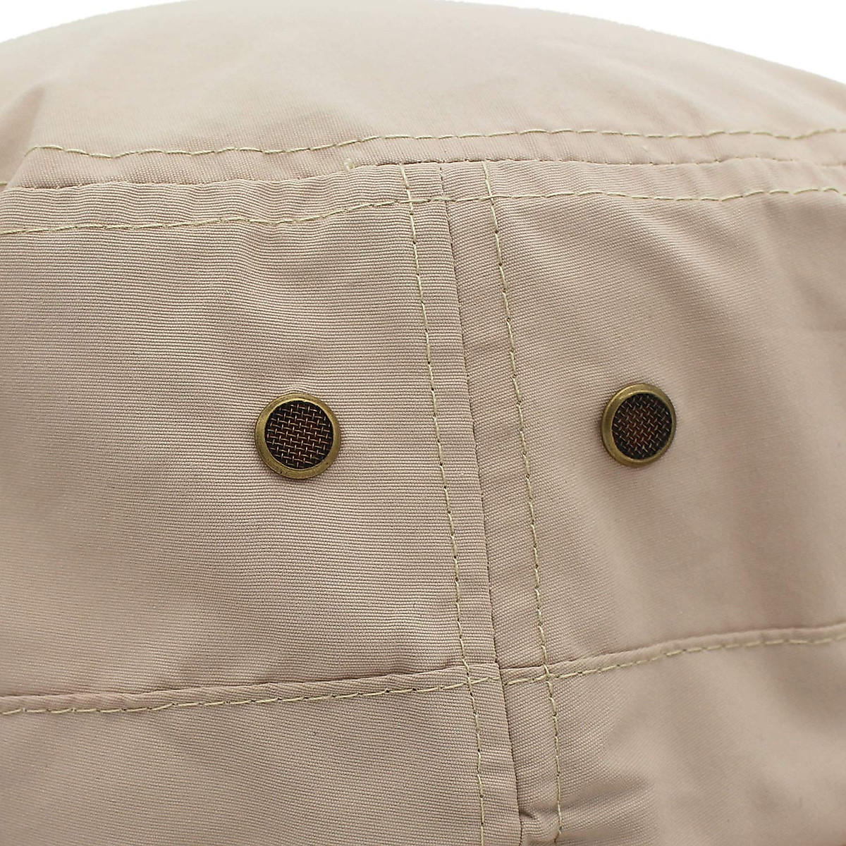 LLmoway Womens Lightweight Outdoor Safari Sun Hat Quick Dry Cooling Fishing Hat with Strap Khaki