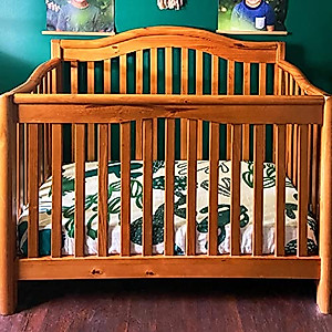 Chippi & Co Cute Arizona Cactus Fitted Bamboo Cotton Crib Sheet for Baby Standard Size Mattress, boy and Girl Unisex Nursery Bedding 52x28x9''