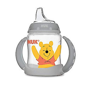NUK Disney Learner Sippy Cup, Winnie The Pooh, 5oz 1pk (Colors may vary)