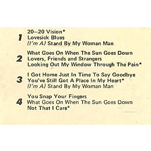 RONNIE MILSAP: 20-20 Vision -27770 8 Track Tape