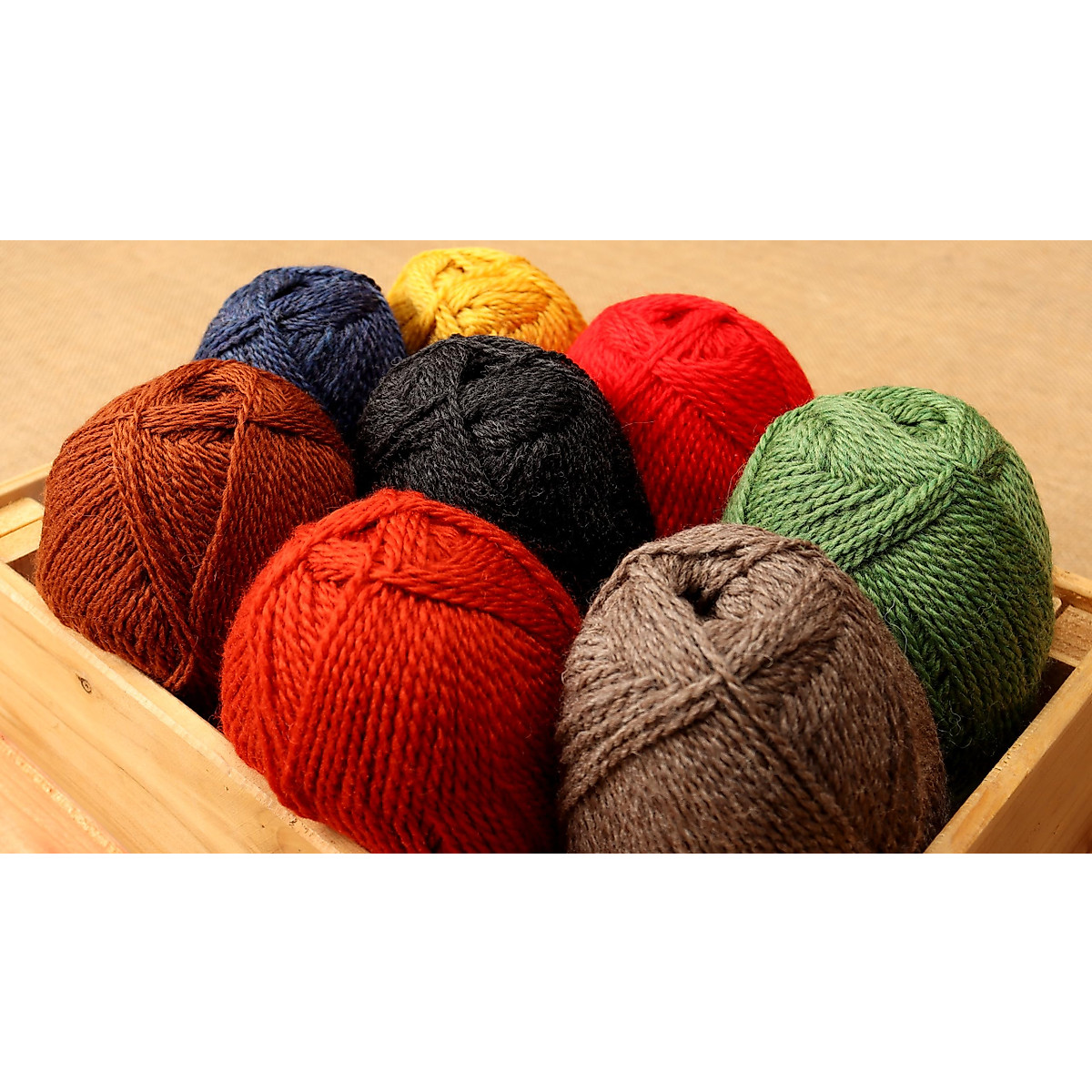 Highland Haven - 100% Highland Wool Yarn Set of 3 Skeins (150 Grams) DK Weight - Sourced Directly from Peru - Heavenly Soft and Perfect for Knitting and Crocheting (DK, Ivory)