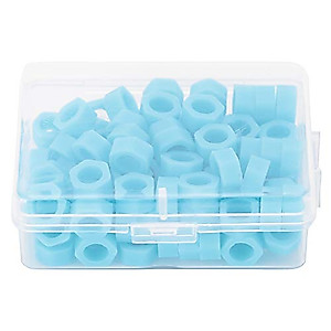 Dental Code Circle, 100Pcs Dental Code Ring Dental Code Circle,100Pcs Silicone Instrument Code Circle Autoclavable For Bar Code Scanners Dentists Material