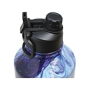 Hydraflow 64-Ounce Double Wall Stainless Steel Growler Bottle with 2-in-1 Lid